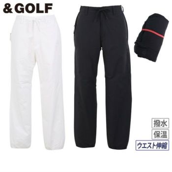ロングパンツ メンズ アンドゴルフ ＆GOLF 2025 秋冬 新作 ゴルフ