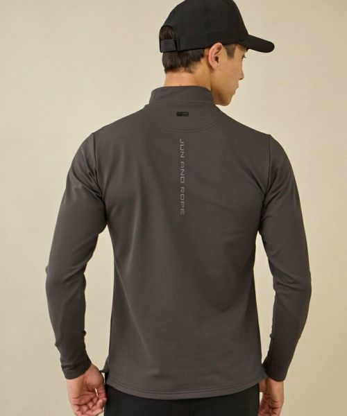 ハイネックシャツ メンズ ジュンアンドロペ ノワール JUN AND ROPE